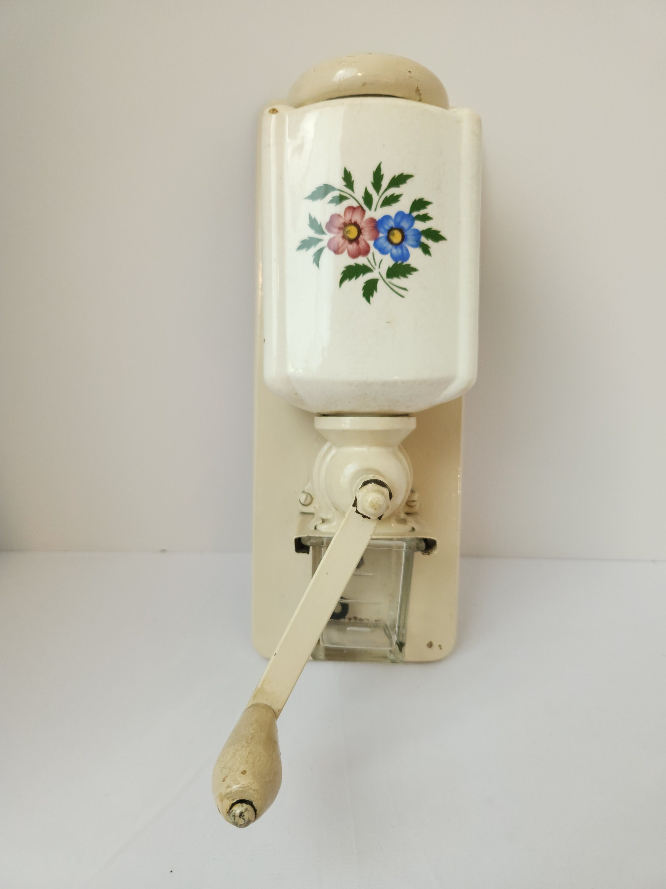 Vintage German Stahlmahlwerk Wall-mounted Hand-cranked Coffee - Etsy