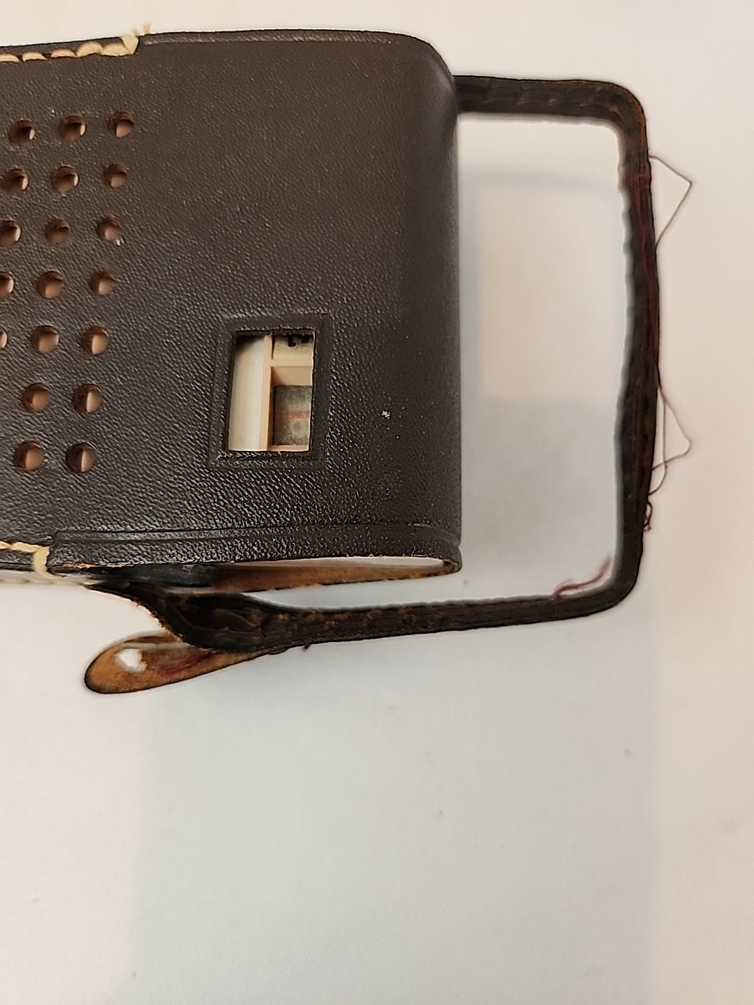 Vintage Realtone Transistor Radio Battery Tested Works Leather Case ...