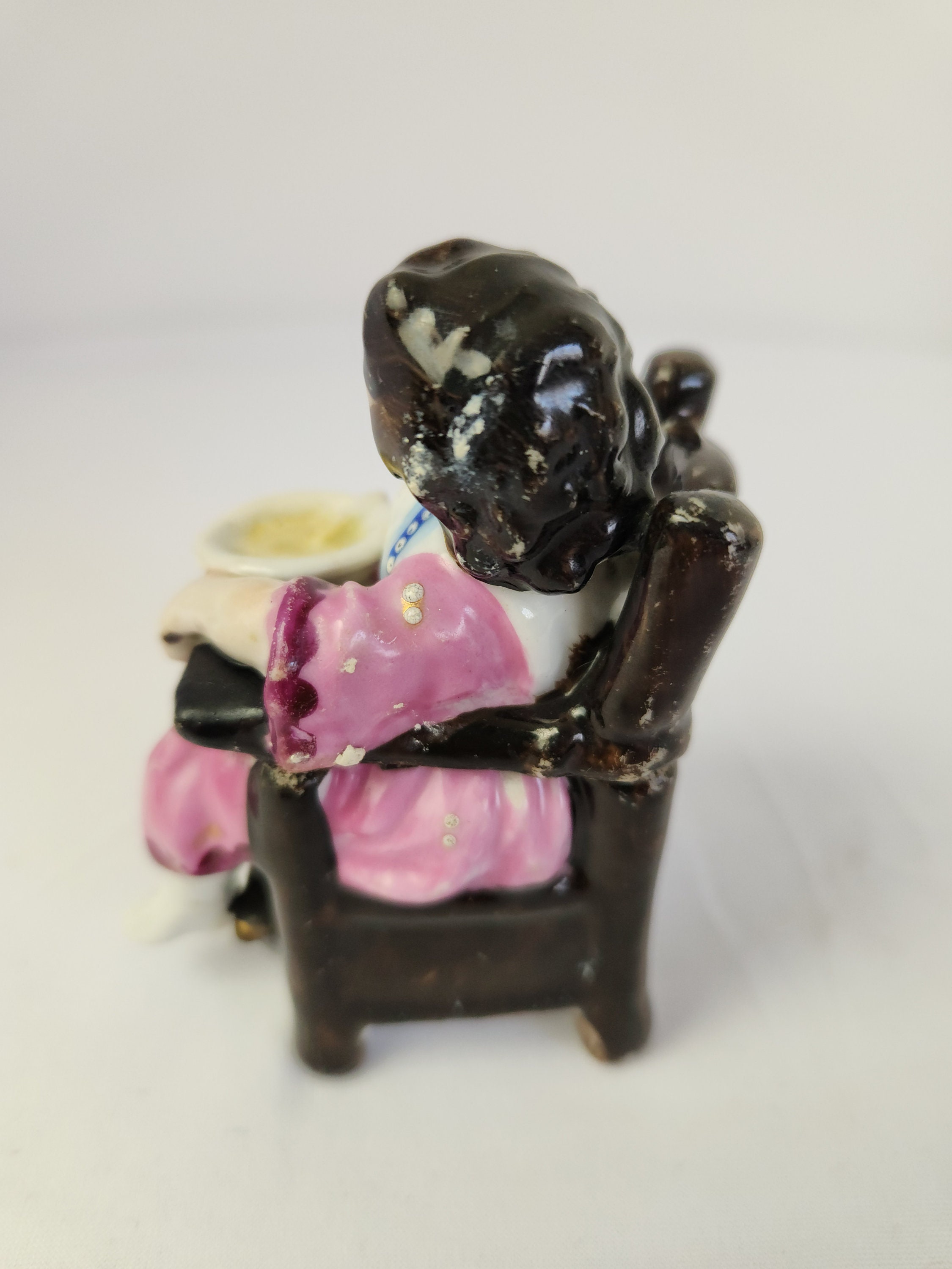 Antique Victorian Sleeping Baby Trinket Box/pill Box/tooth Box Napoleon ...