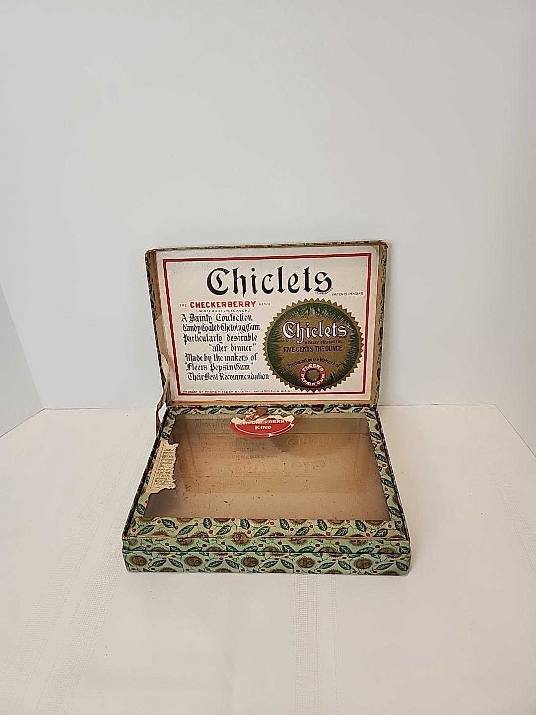 Vintage Chiclets Gum/candy Display Box General Store Counter ...