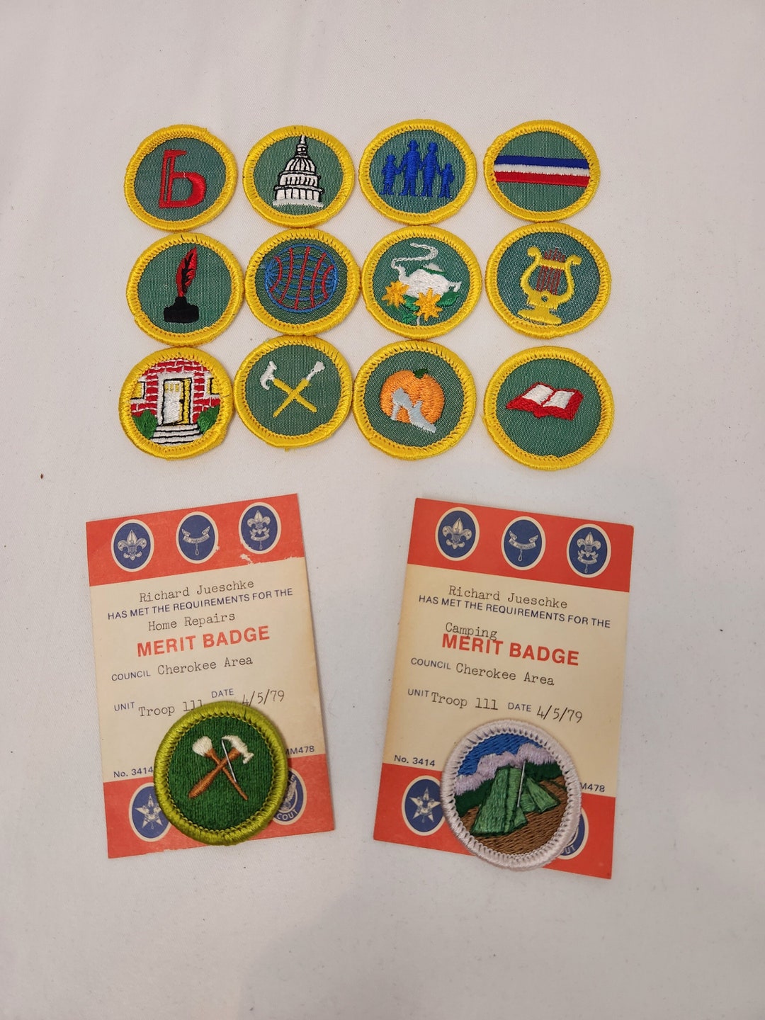 Vintage Scout Sash Merit Patches 1970s Boy Scout Historical BSA - Etsy
