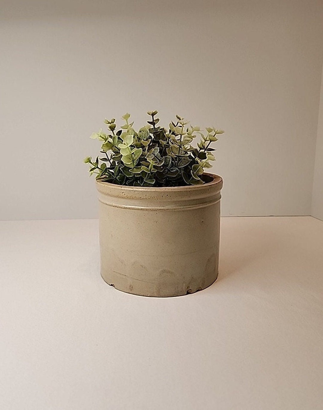 Antique Macomb Pottery Stoneware Crock Primitive Farmhouse - Etsy