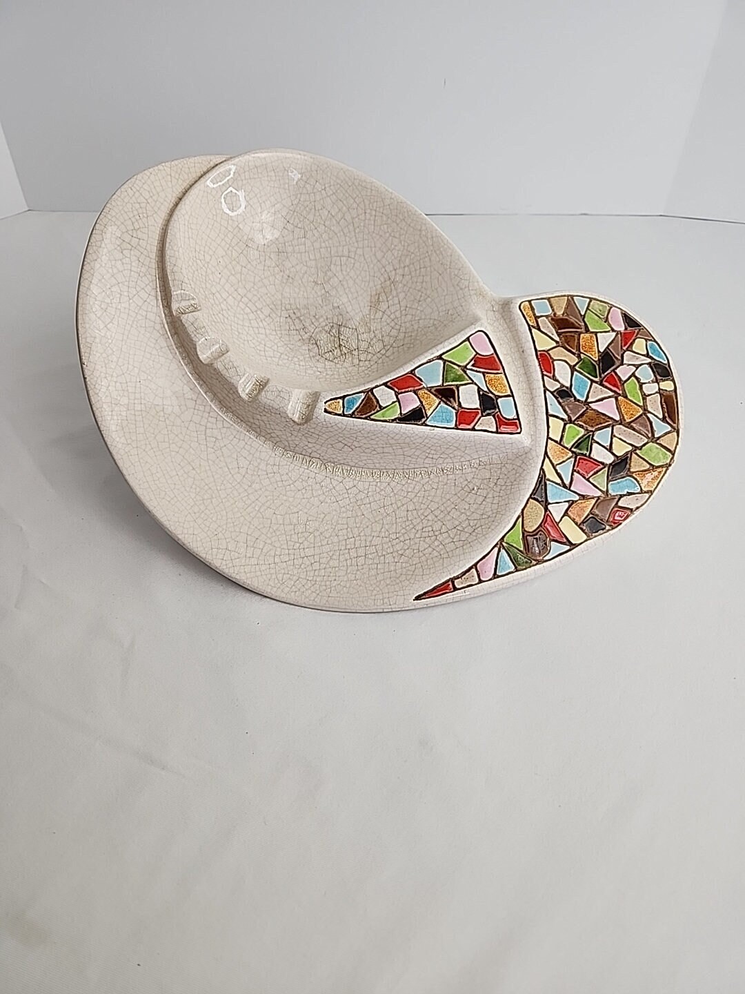 Vintage Ceramic Atomic Age Ashtray W/ Mosiac Tiles MCM Home Decor - Etsy