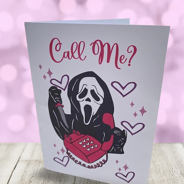 Ghostface Valentines Cards - Etsy