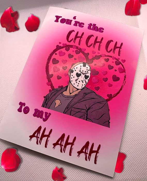 Jason Valentine-friday the 13th Card-greeting | Etsy
