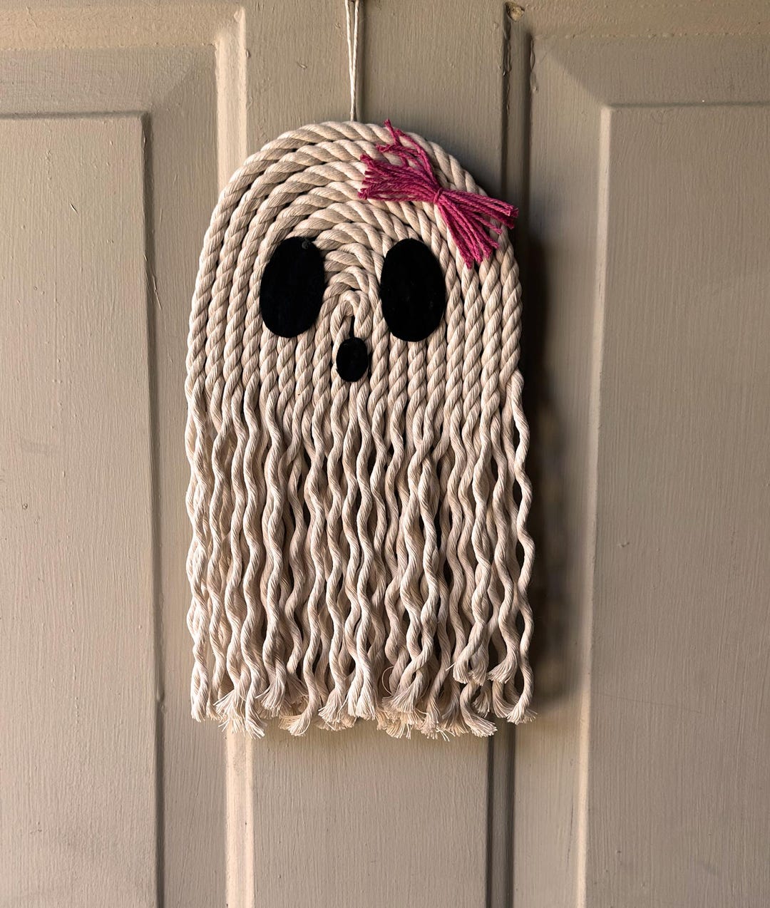 Hanging Macrame Ghost Decoration-halloween Decor-halloween Gifts-gifts ...