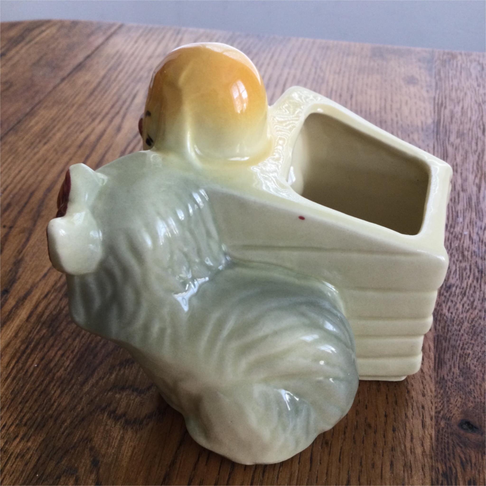 Retro Ceramic Hound Pekingese Shih-tzu Dogs Planter 611 Vase - Etsy