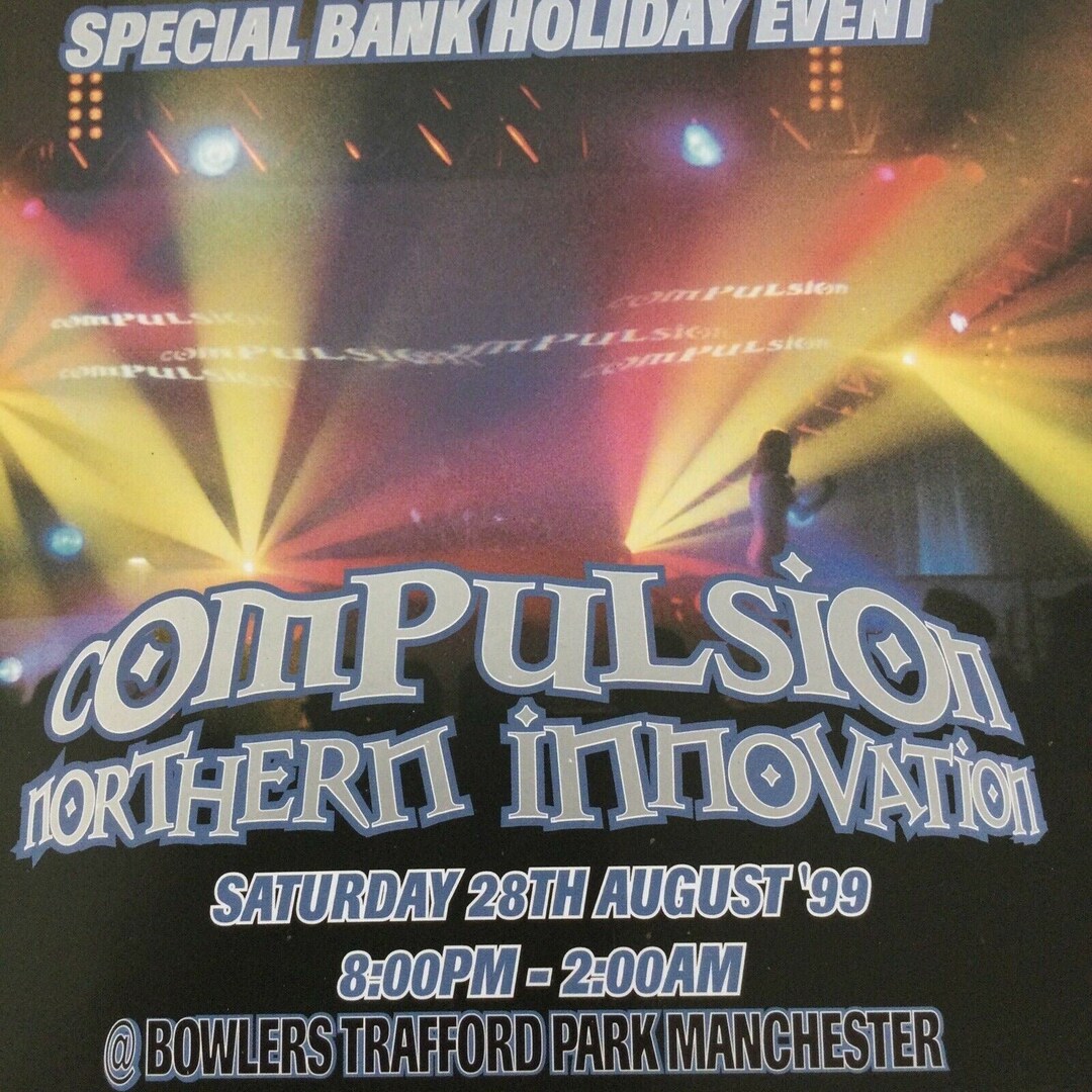 90s Y2K Rave Memorabilia MANCHESTER COMPULSION BOWLERS Aug - Etsy