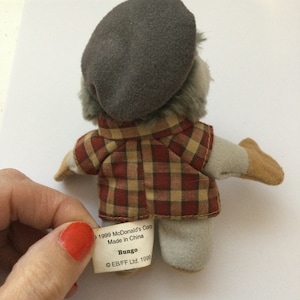 Mcdonald’s Collectible Womble Toy 1999. BUNGO Plushie Soft Toy. Happy ...