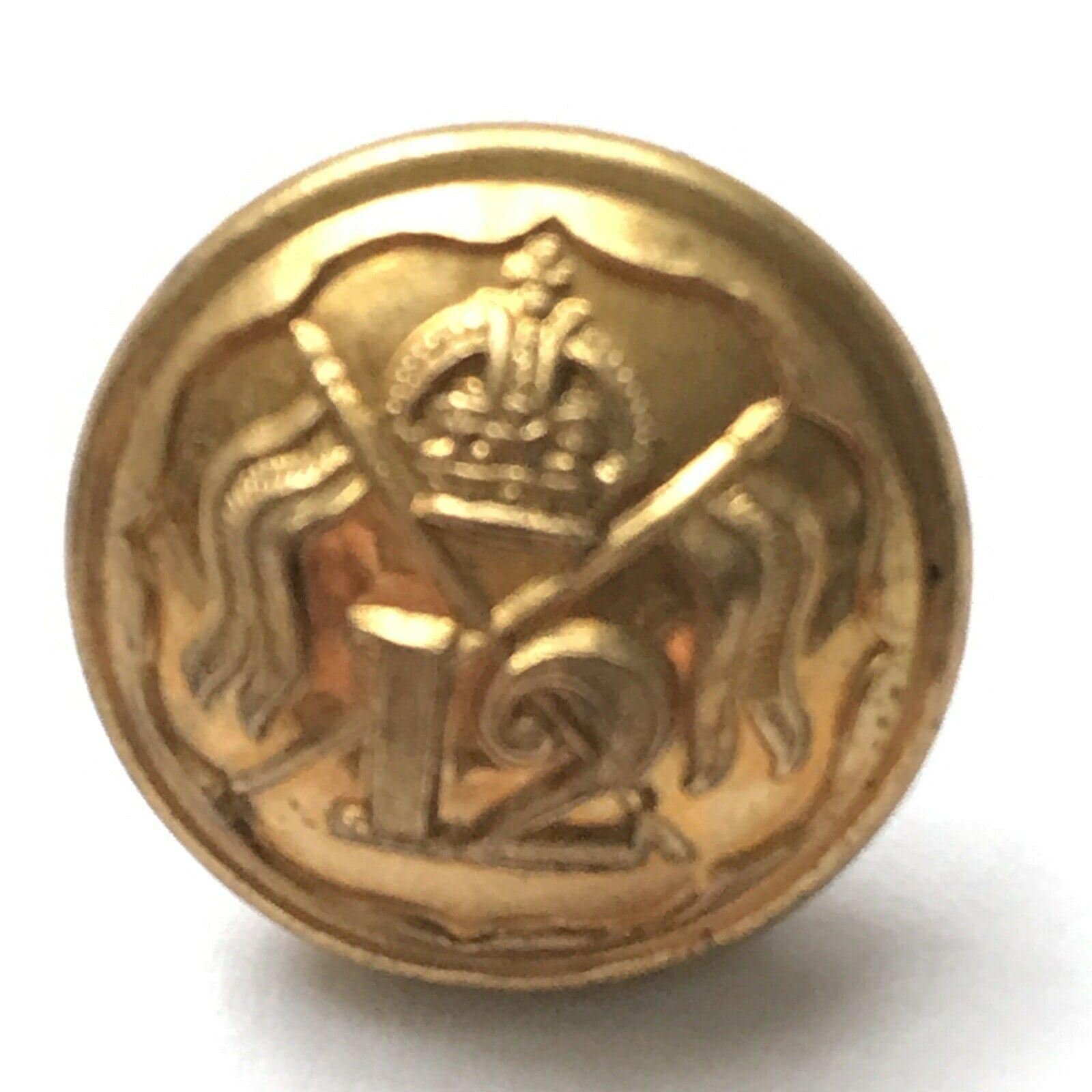 6 Mixed Vintage MILITARY BRASS BUTTONS British Army Eagle Lion Crown 12 ...