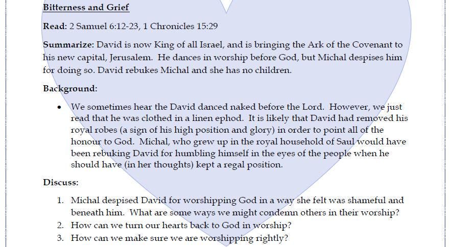 Wives of King David Bible Study - Etsy