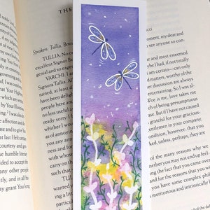 Watercolor Sky Bookmark, Stars and Moon Bookmarks, Celestial Bookmarks ...