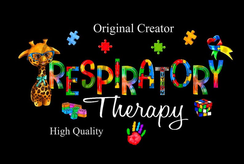 Respiratory Therapist, Respiratory Therapy, Autism Awareness, Digital ...