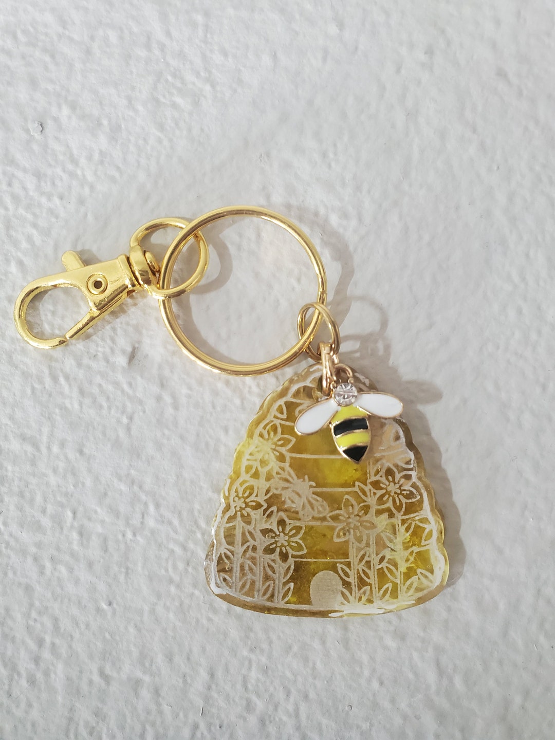 Beehive Keychain - Etsy