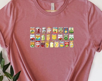 Canned Food T Shirt - Etsy