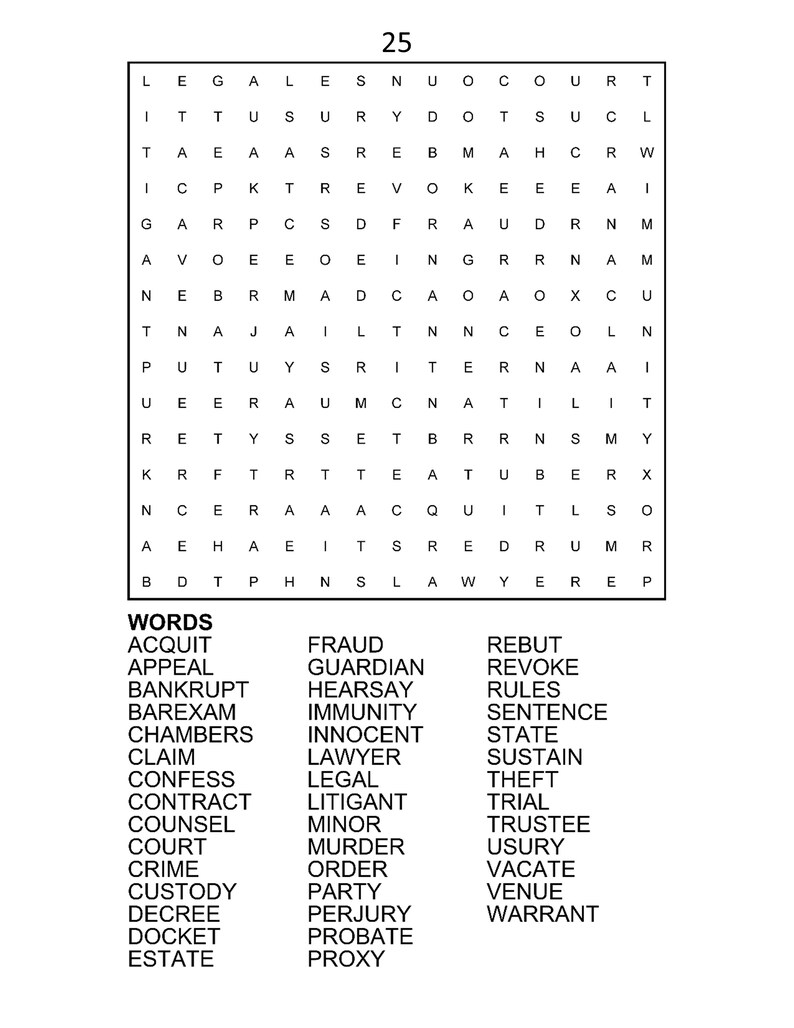 60 Large Print Word Search Puzzles - Etsy
