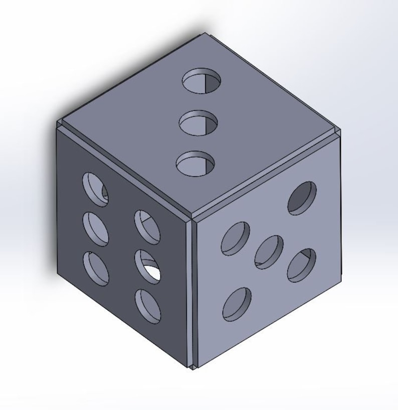 Dice Cutting File DXF - Etsy