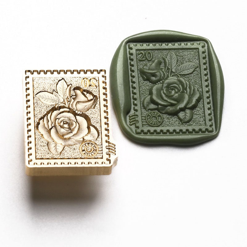 Rose Stamp - Etsy