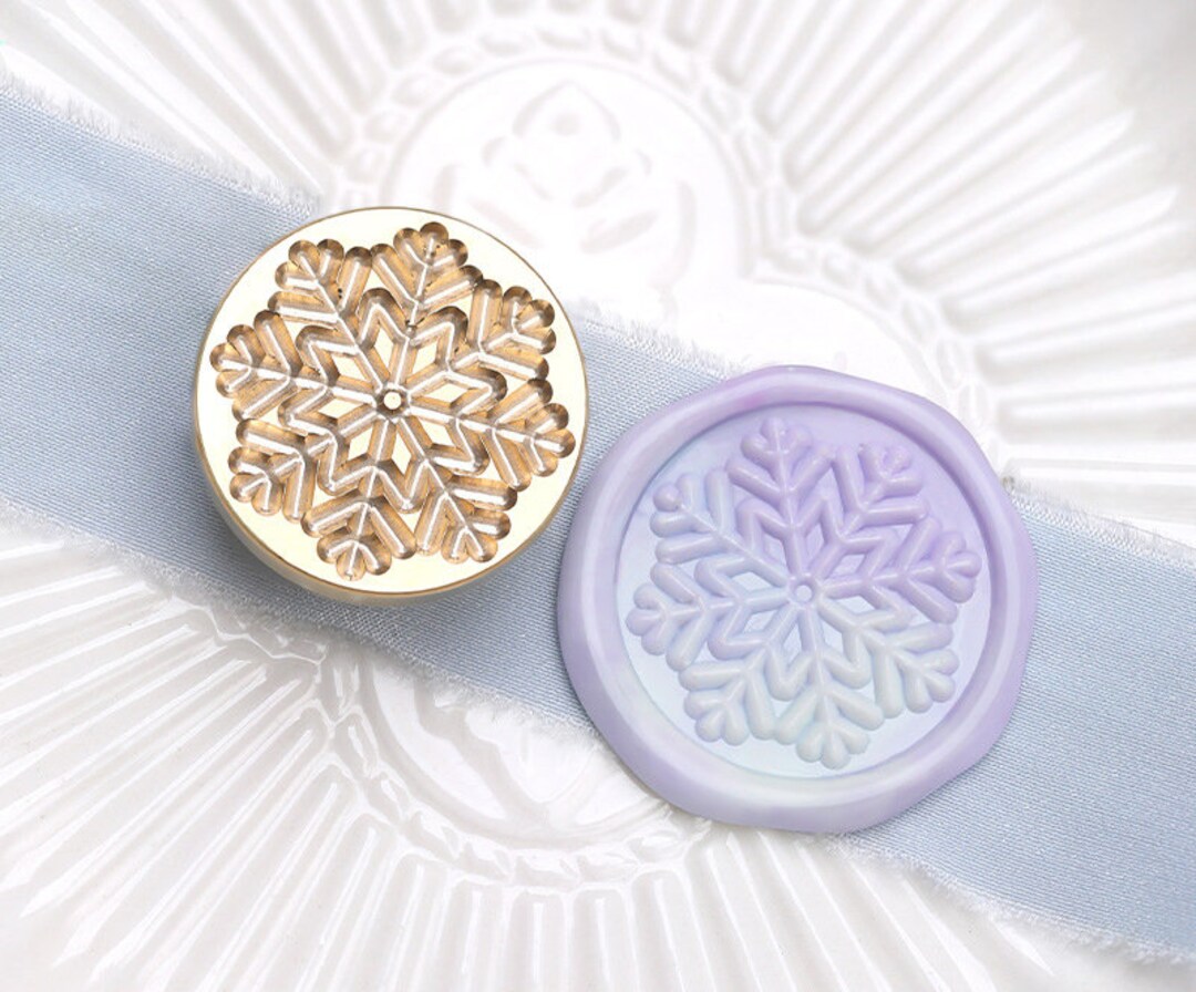 3D Slowflake Wax Seal Stamp Kit,snowflake Wax Seal Kit, Envelope Seal ...