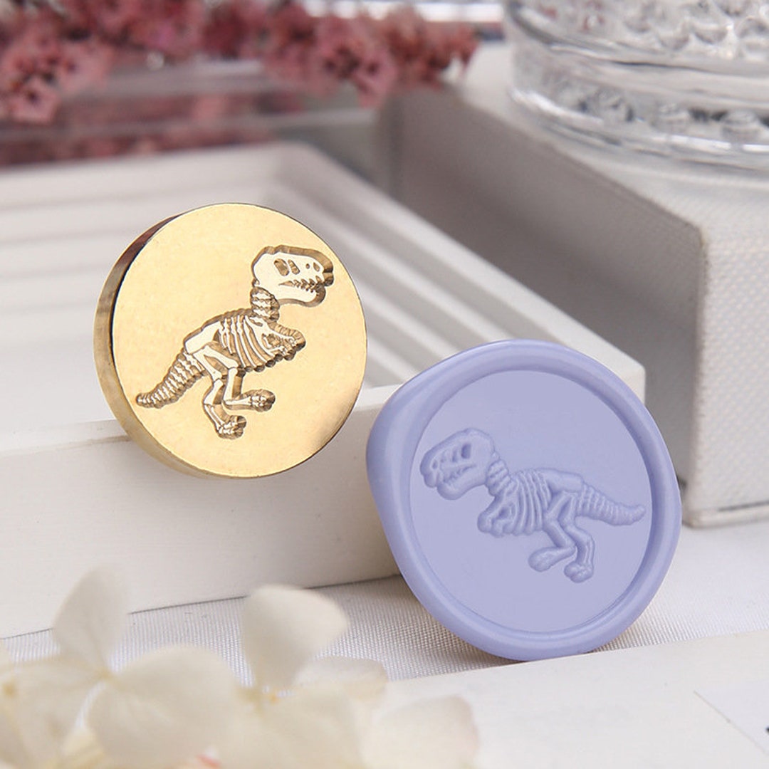 Dinosaur Fossil Wax Seal Stamp Kit, Ancient Wax Seal Kit, Envelope Seal ...