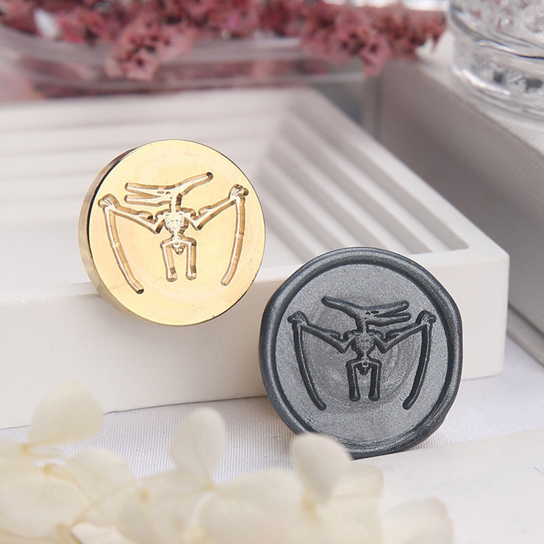 Pterosaur Fossil Wax Seal Stamp Kit, Ancient Wax Seal Kit, Envelope ...