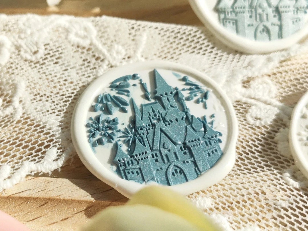 3D Castle Wax Seal Stamp Kit, Castle Wax Seal Kit, Envelope Seal Stamp ...