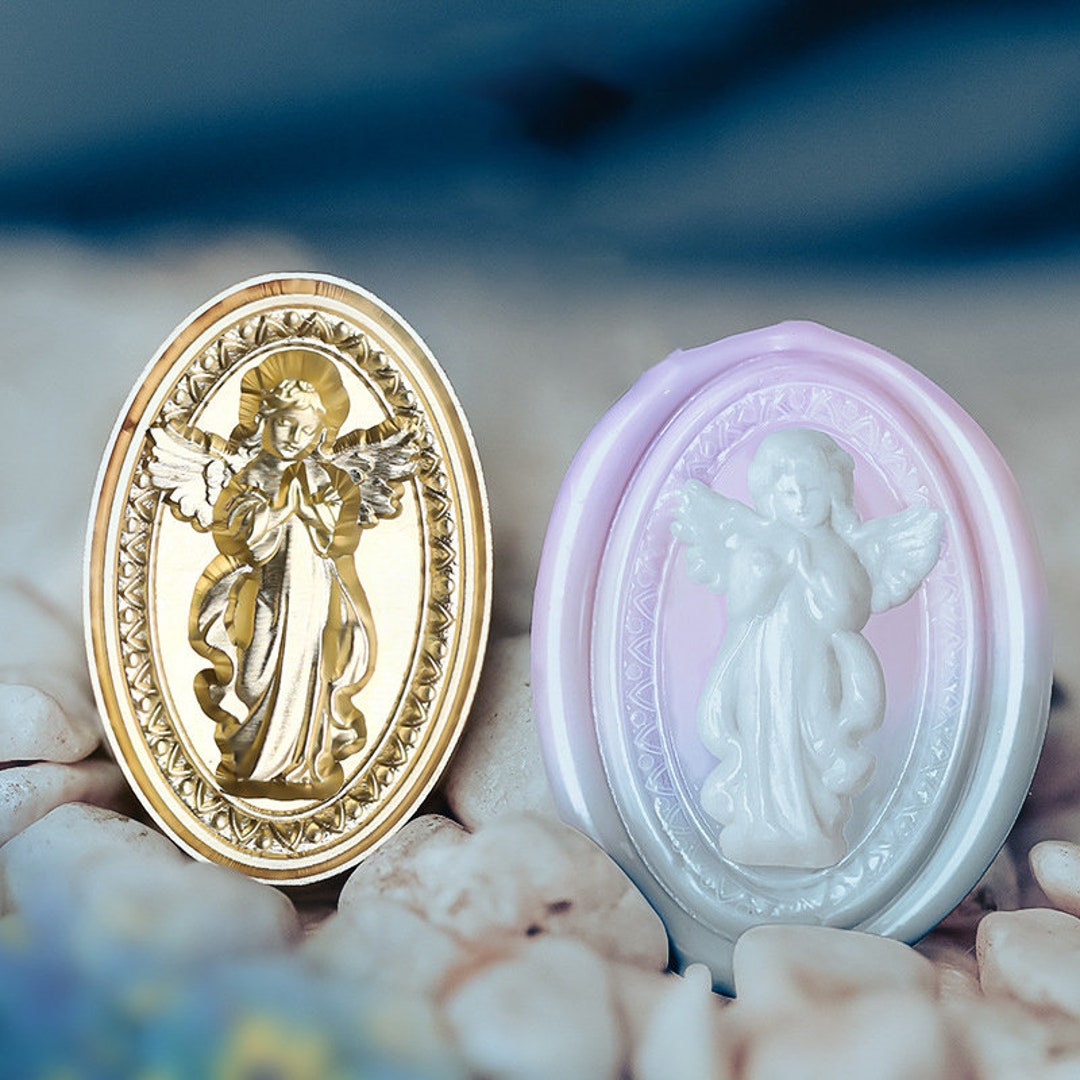 Prayer Angel Wax Seal Stamp Kit, Angle Wax Seal Kit, Envelope Seal ...