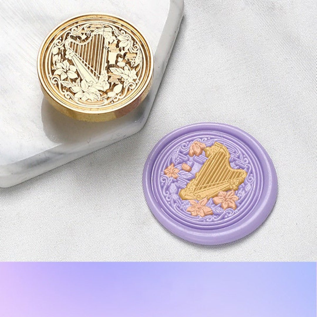 Lily Harp Wax Seal Stamp Kit, Magic Zodiac Deer Wax Seal Kit, Envelope ...