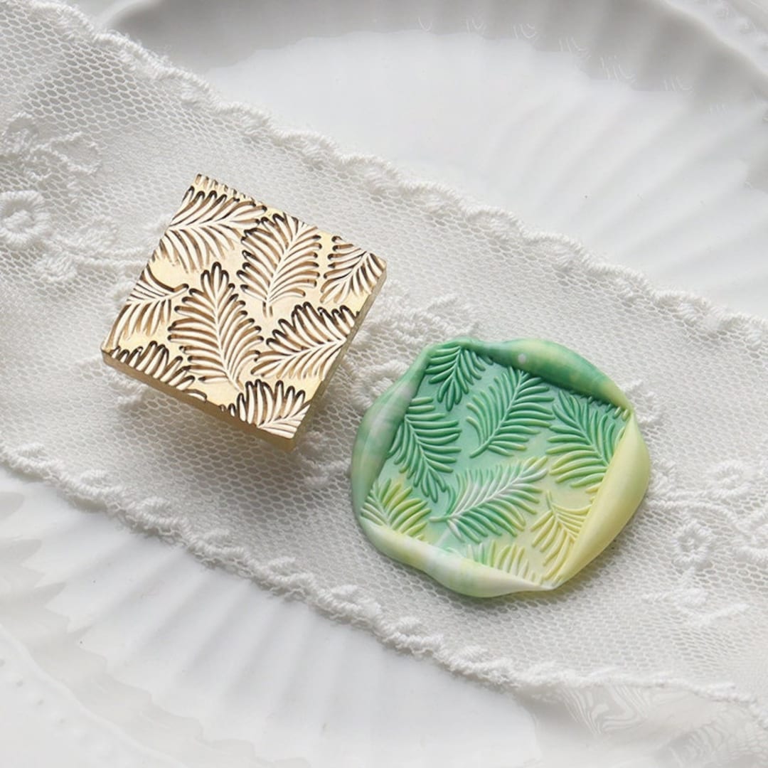 Palm Leaf Wax Seal Stamp Kit, Leaf Wax Seal Kit, Envelope Seal Stamp ...