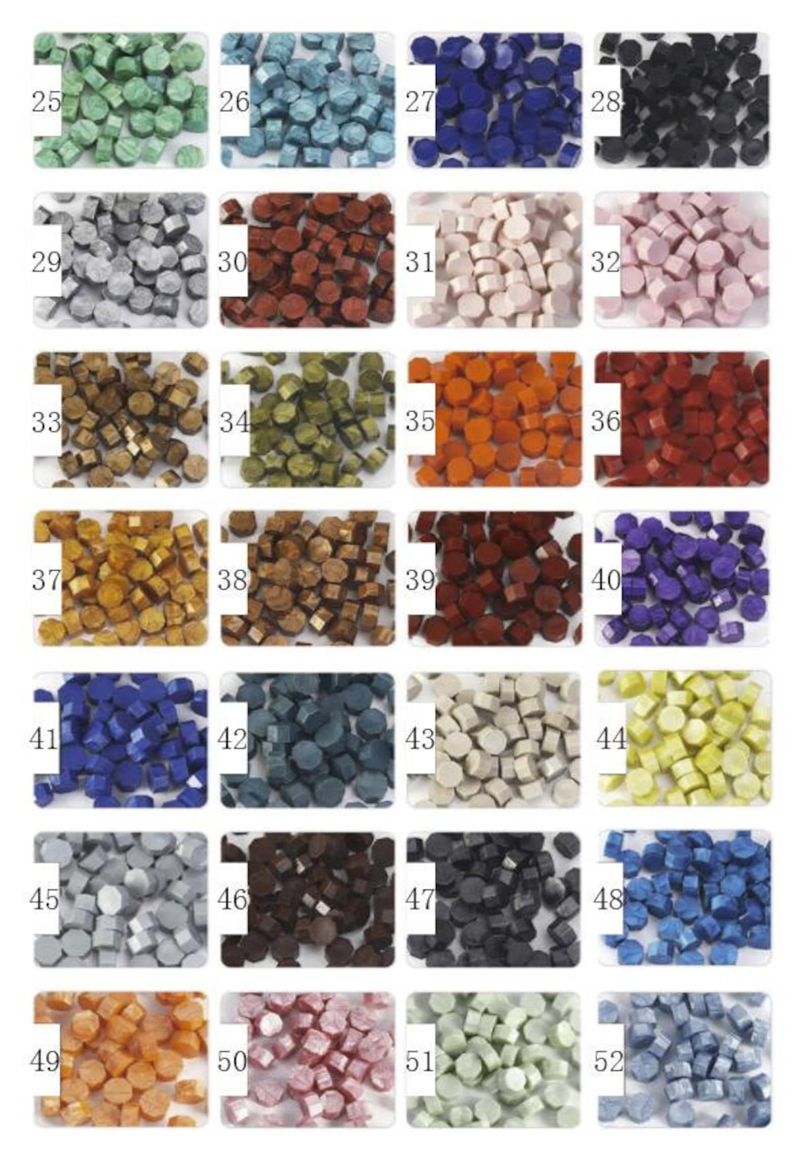 Wax Seal Beads 100 Beads Sealing Wax Beads for Wax Seal Stamp | Etsy