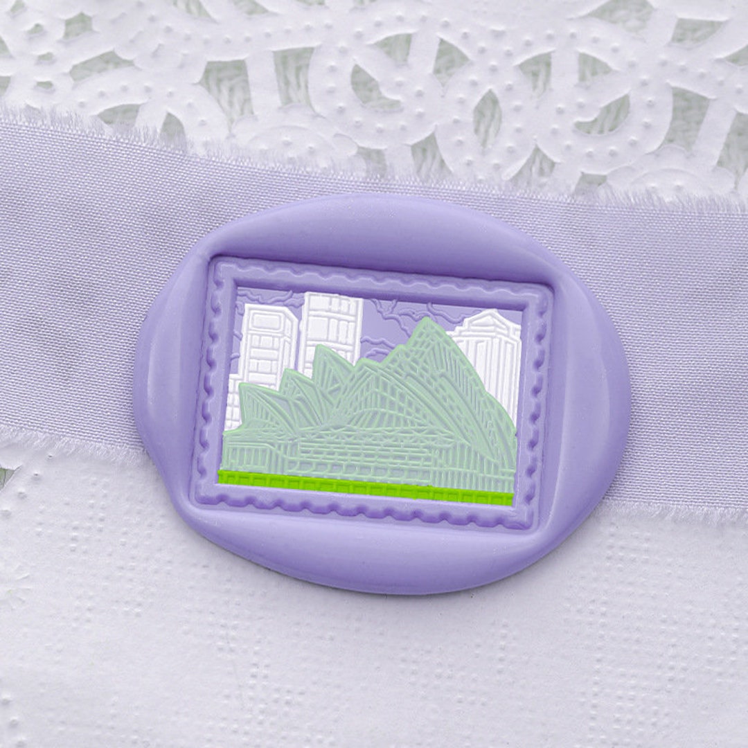 Sydney Opera House Wax Seal Stamp Kit, Wax Seal Kit, Envelope Seal ...