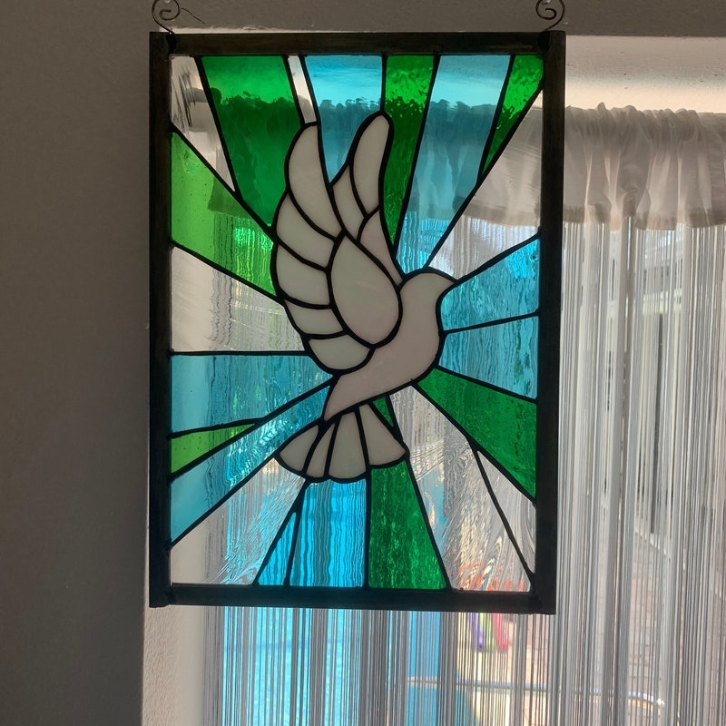 Stained Glass Dove - Etsy