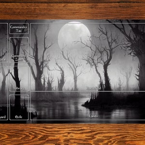Swamp 14" X 24" Playmat for Card, Ccg, and Tabletop Games With Magic ...