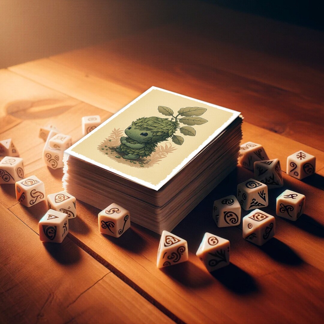 Saproling Token Japanese Art Custom Printed Sleeves 100pk for Magic and ...