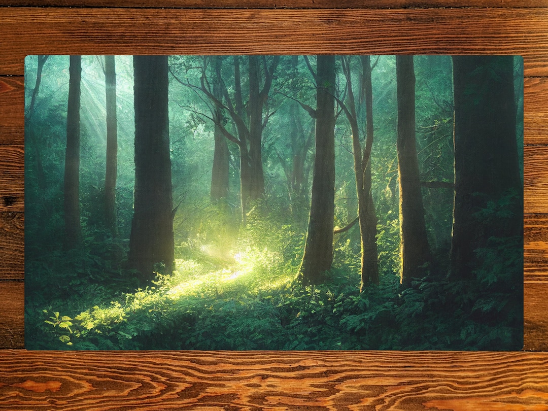 Forest 14" X 24" Playmat for Card, Ccg, and Tabletop Games With Edh ...