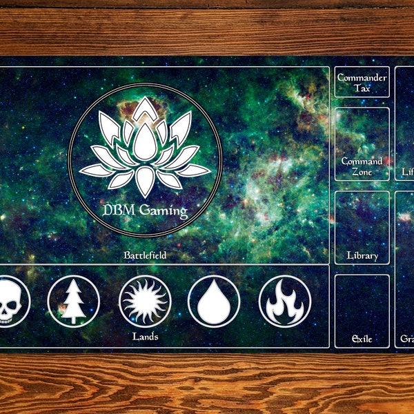 Mtg Playmat With Layout - Etsy