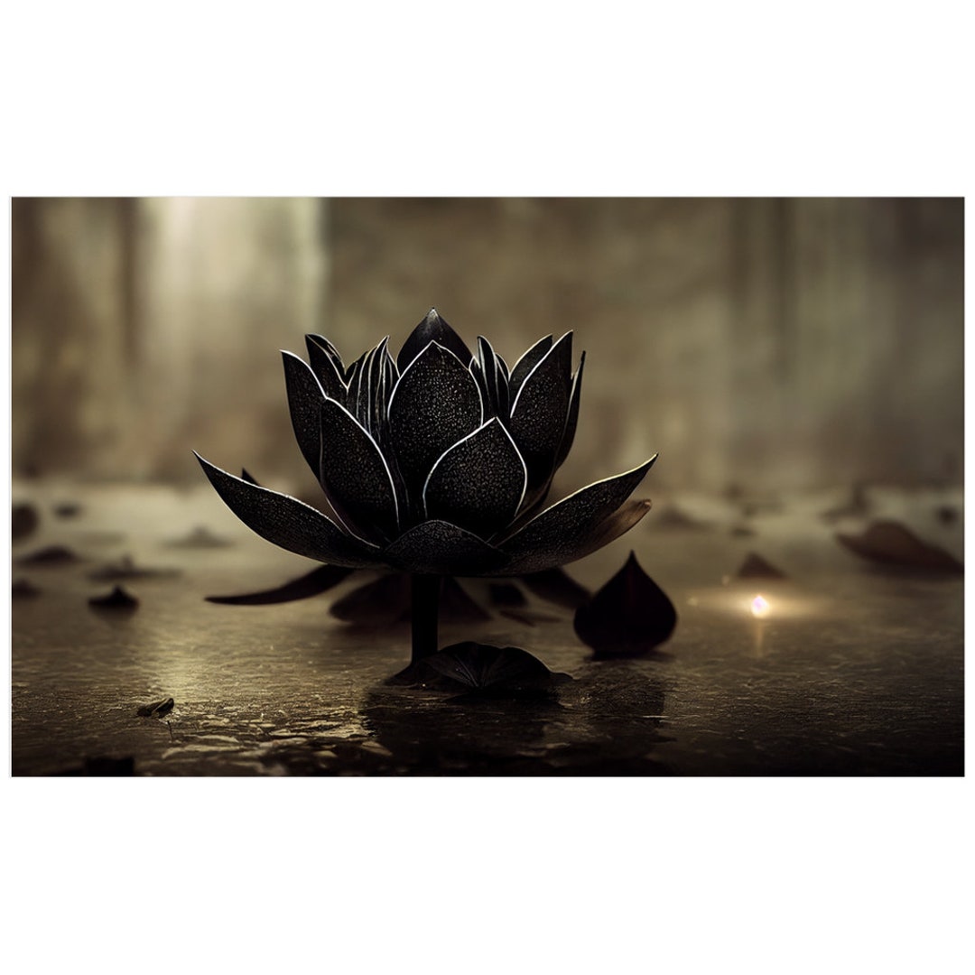 Black Lotus 14" X 23" Poster - Etsy