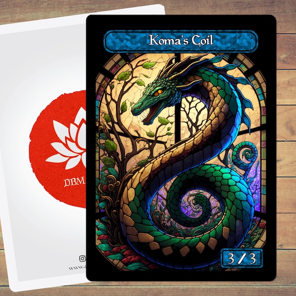 Koma's Coil Token - Etsy
