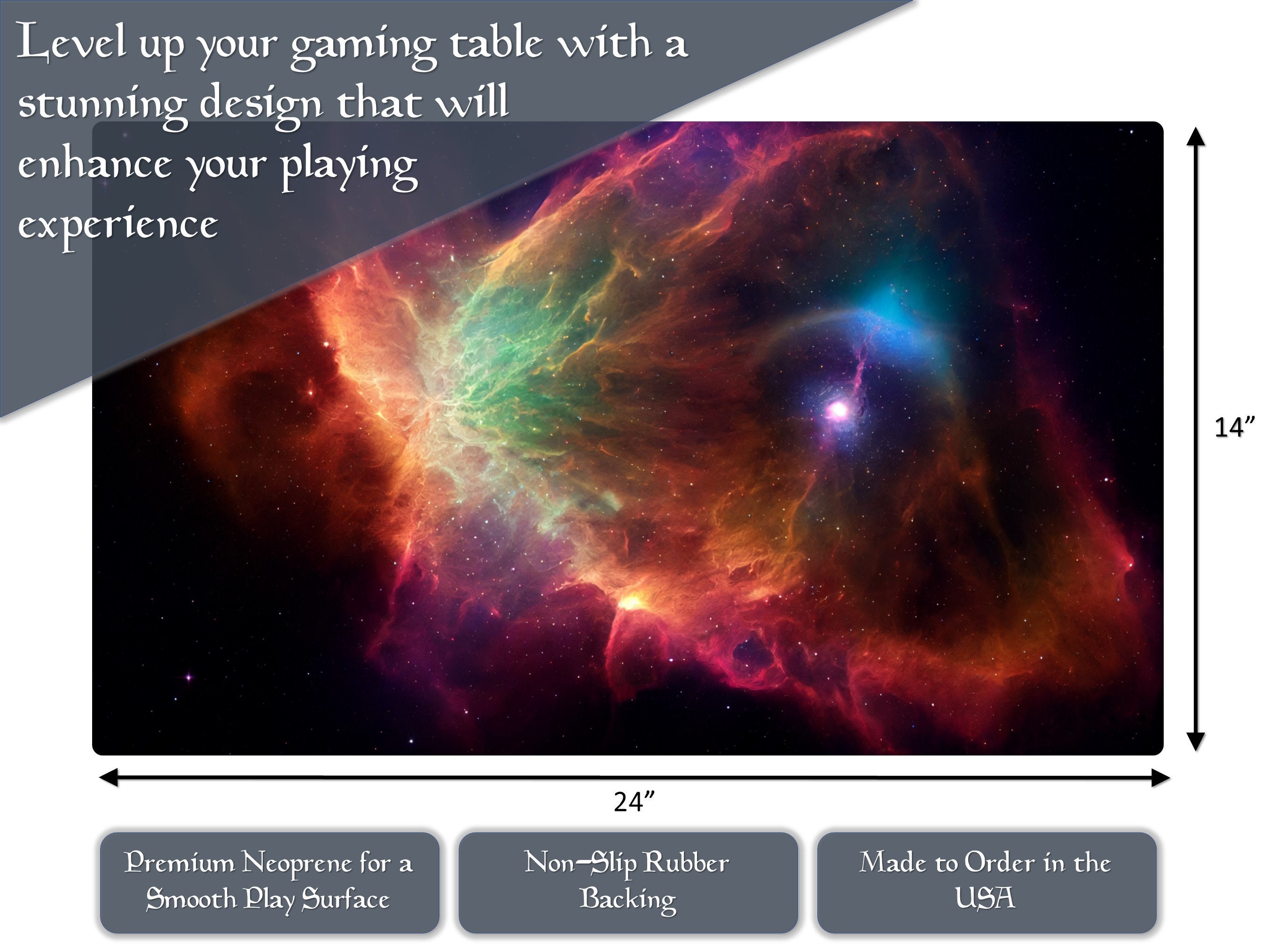 Magic Zone Layout 14 X 24 Playmat for Edh and - Etsy