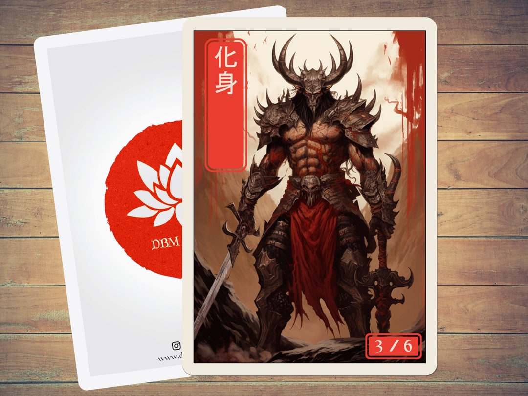 Avatar Token Japanese Style Art Token 5 Pack for Magic and Other ...