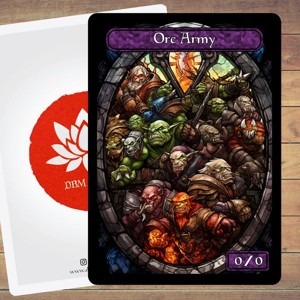 Mtg Orc Army Token - Etsy