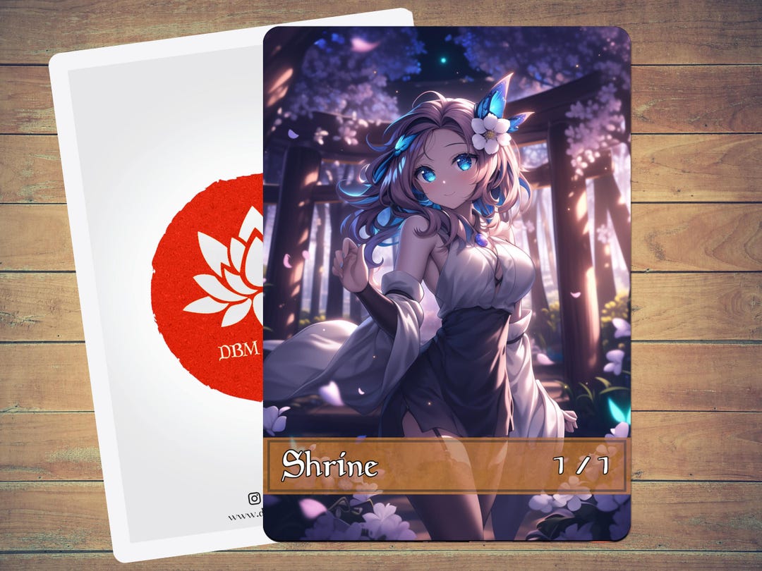 Shrine Token MTG Token MTG Anime Token Art Token 5 Pack for Magic and ...