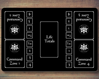 Commander Zone Mat - Etsy