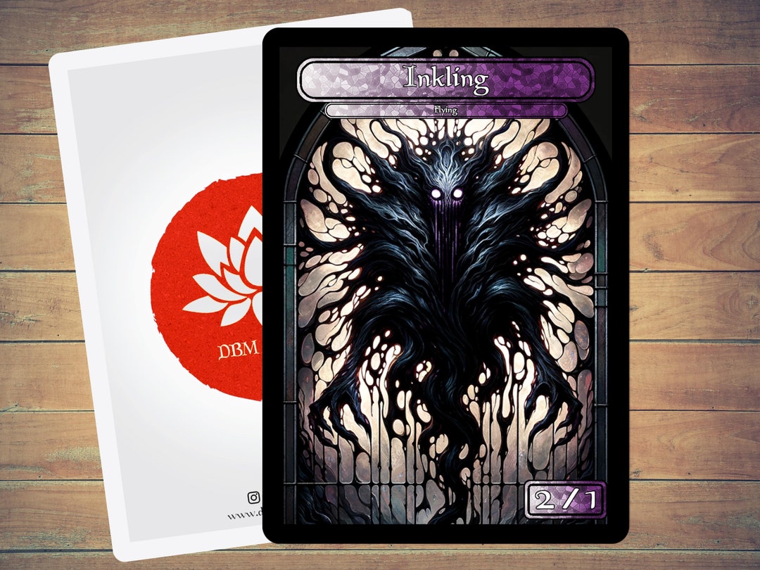 Inkling Token Token Stained Glass Art Token 5 Pack for Magic and Other ...