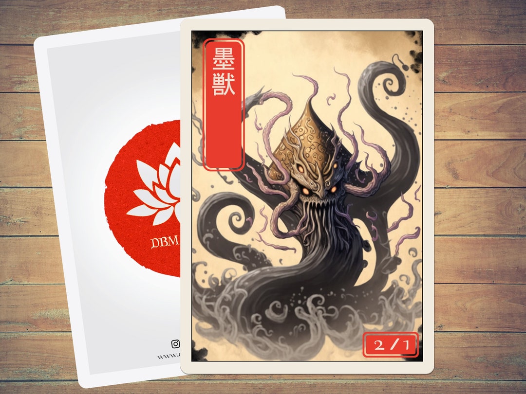 Inkling Token MTG Token Japanese Style Art Token 5 Pack for Magic and ...