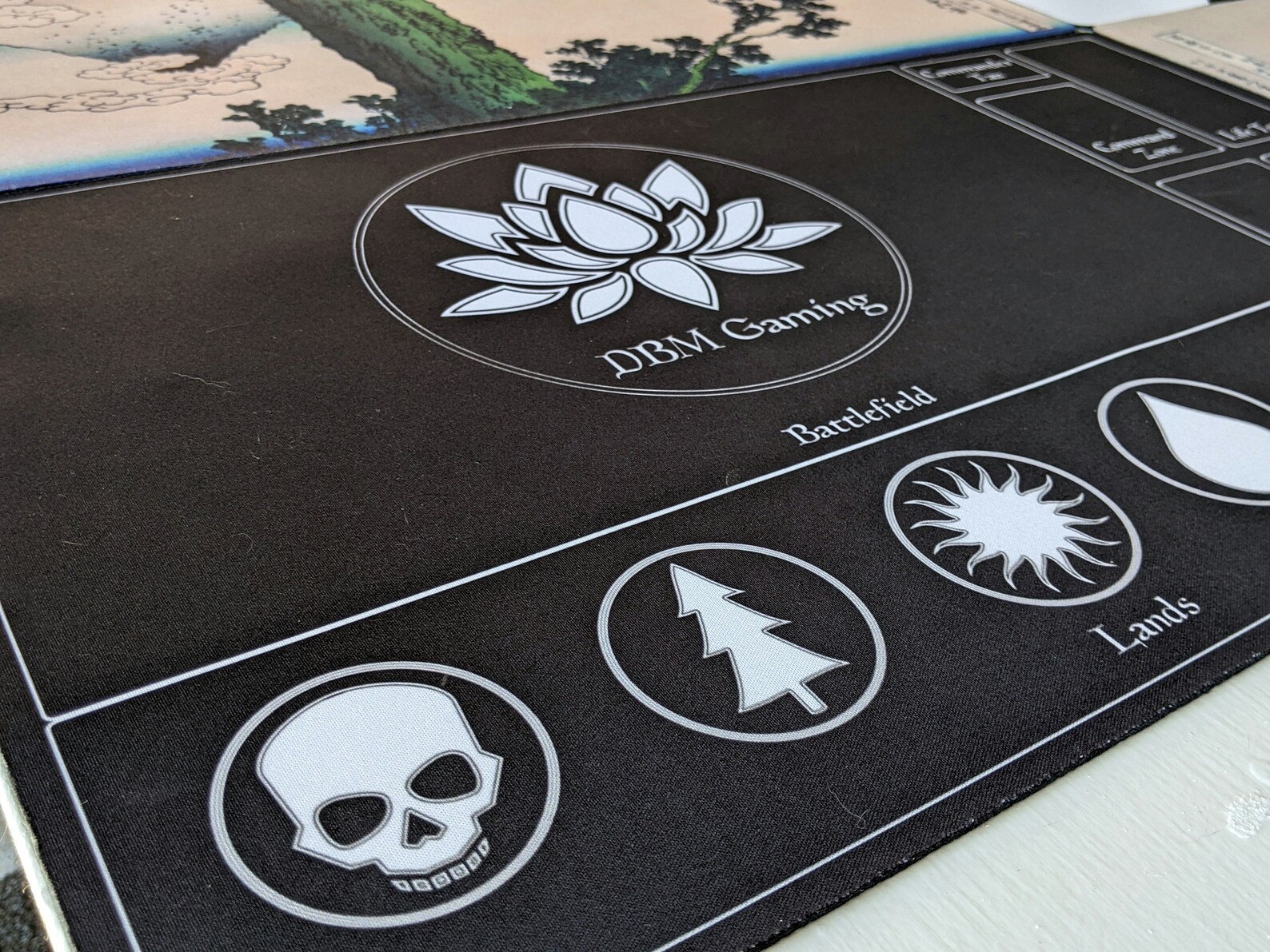 Magic Zone Layout 14 X 24 Playmat for EDH and - Etsy