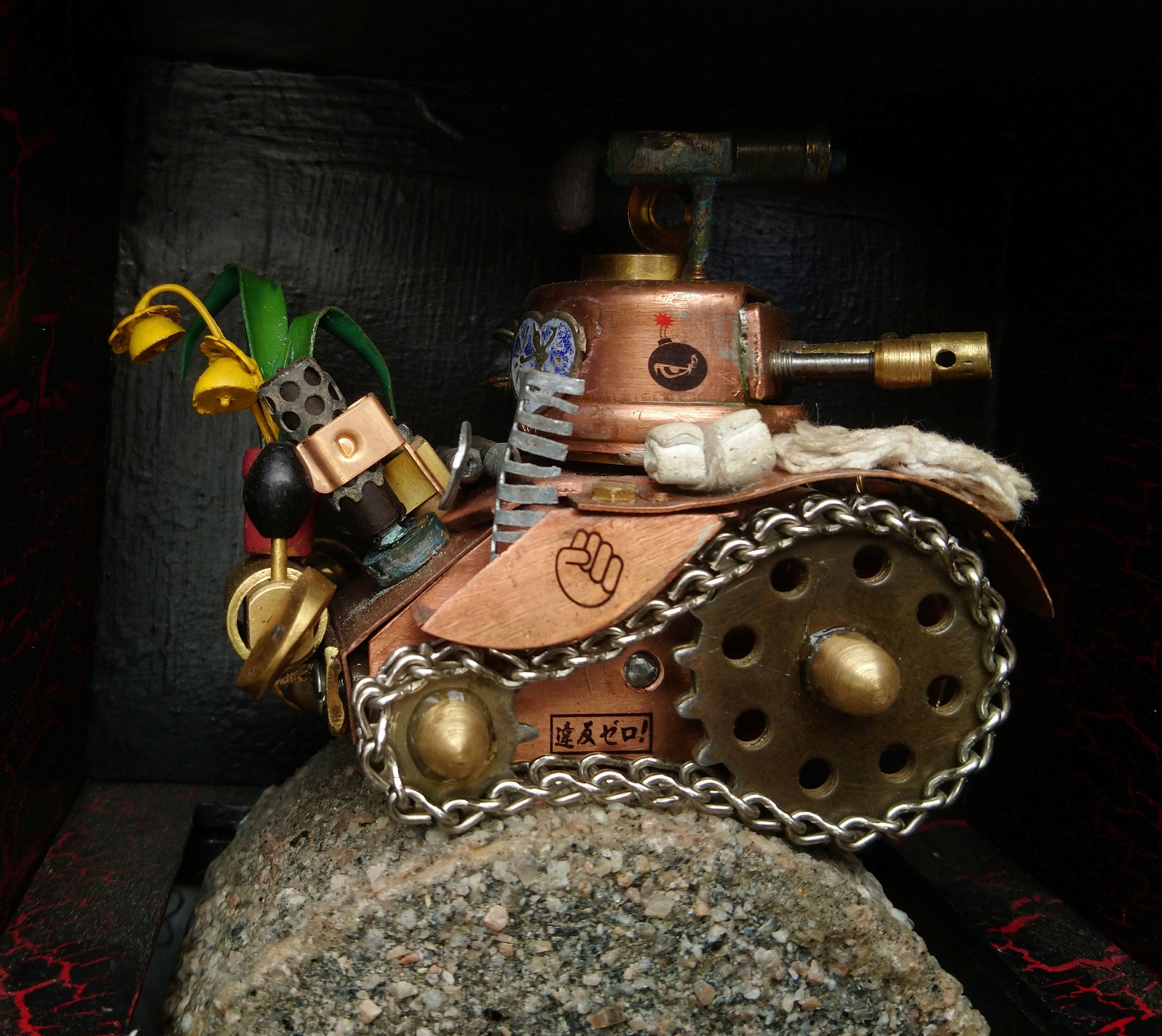 Tank in a Box No2 Scale Model Tank Art Object Wall Mounted - Etsy