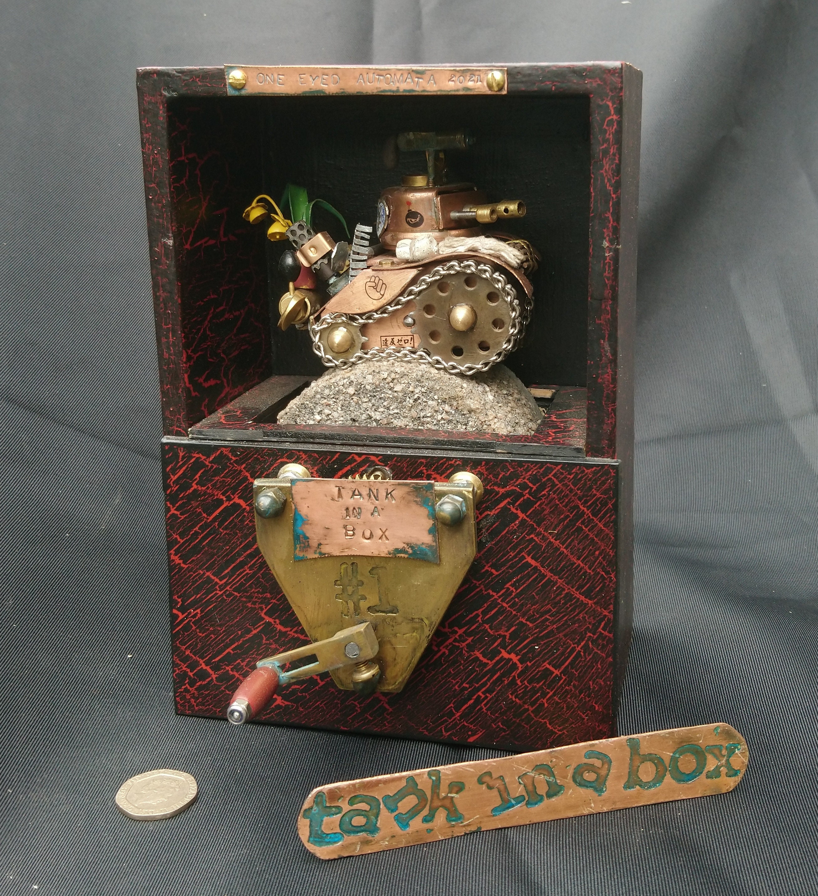 Tank in a Box No2 Scale Model Tank Art Object Wall Mounted - Etsy