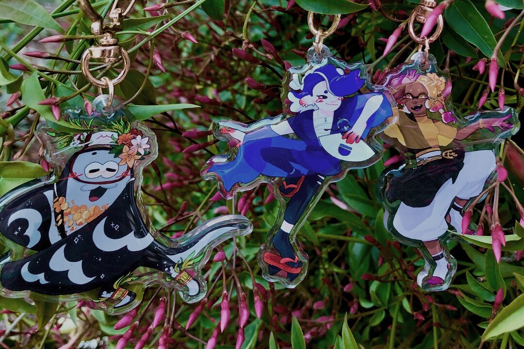 Deep Cut 3 Inch Splatoon 3 Charms - Etsy