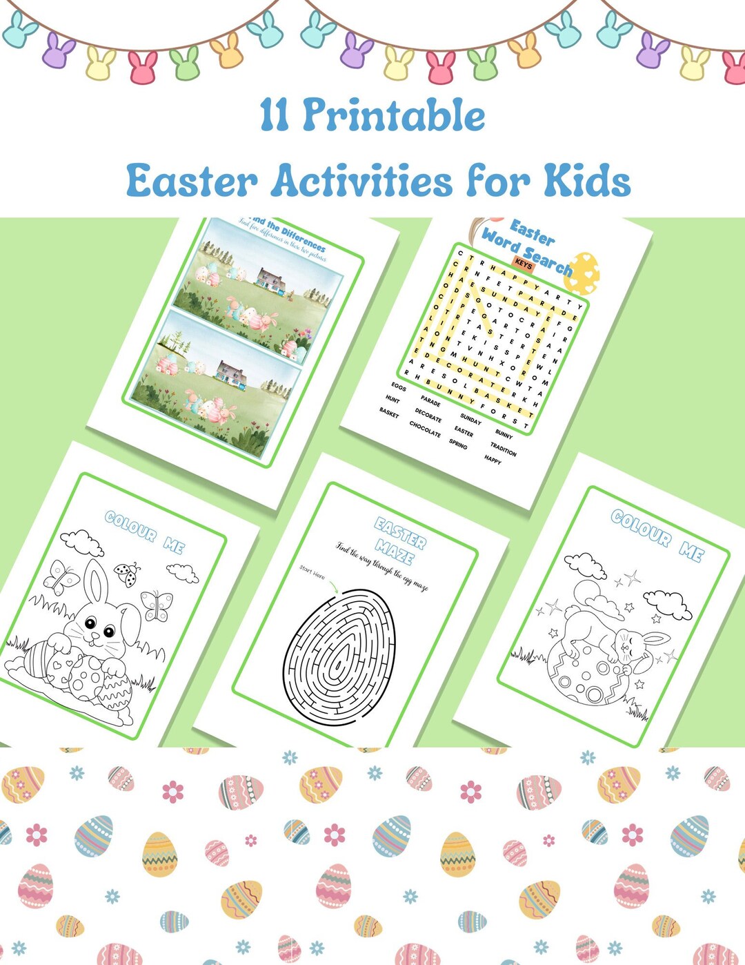11 Printable Easter Activities for Kids | Home School Activities ...